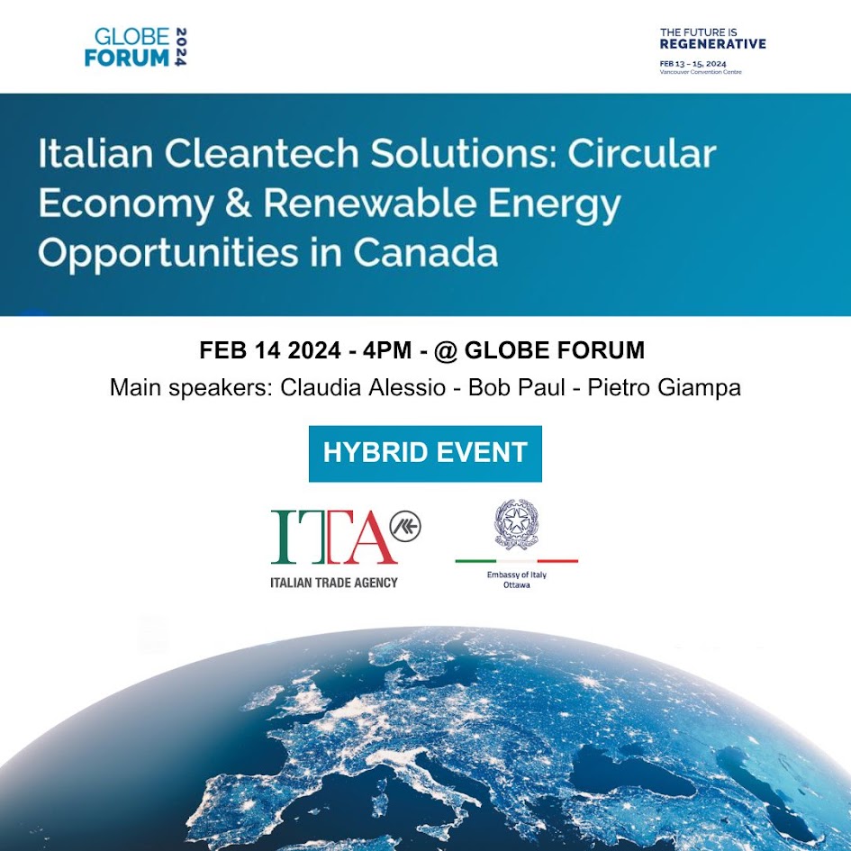 ITA Events at Globe Forum 2024 | Italian Trade Agency